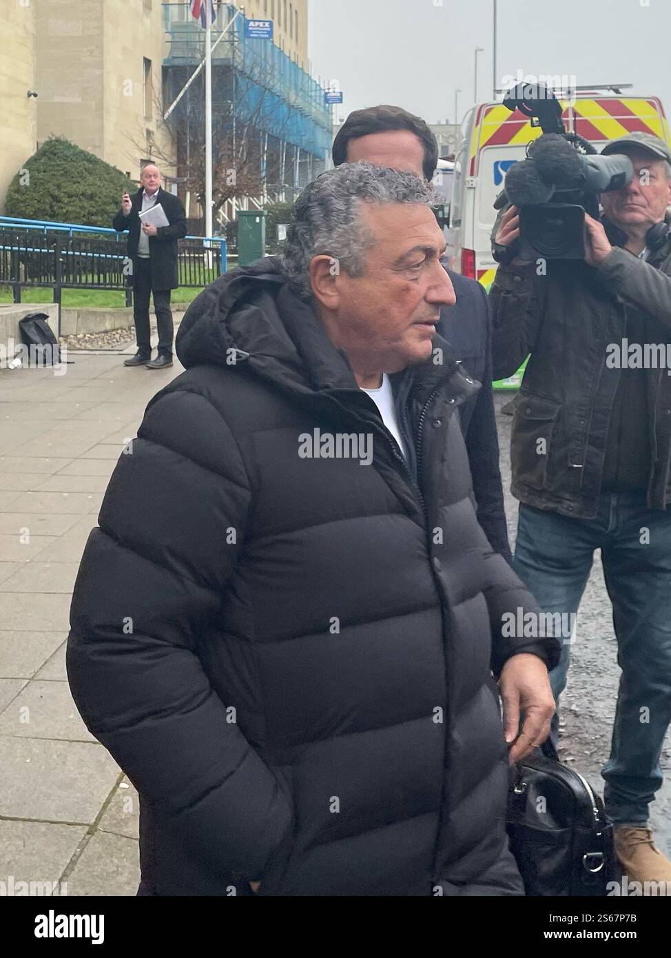 Property developer Howard Grossman leaves Northampton Magistrates Court ...