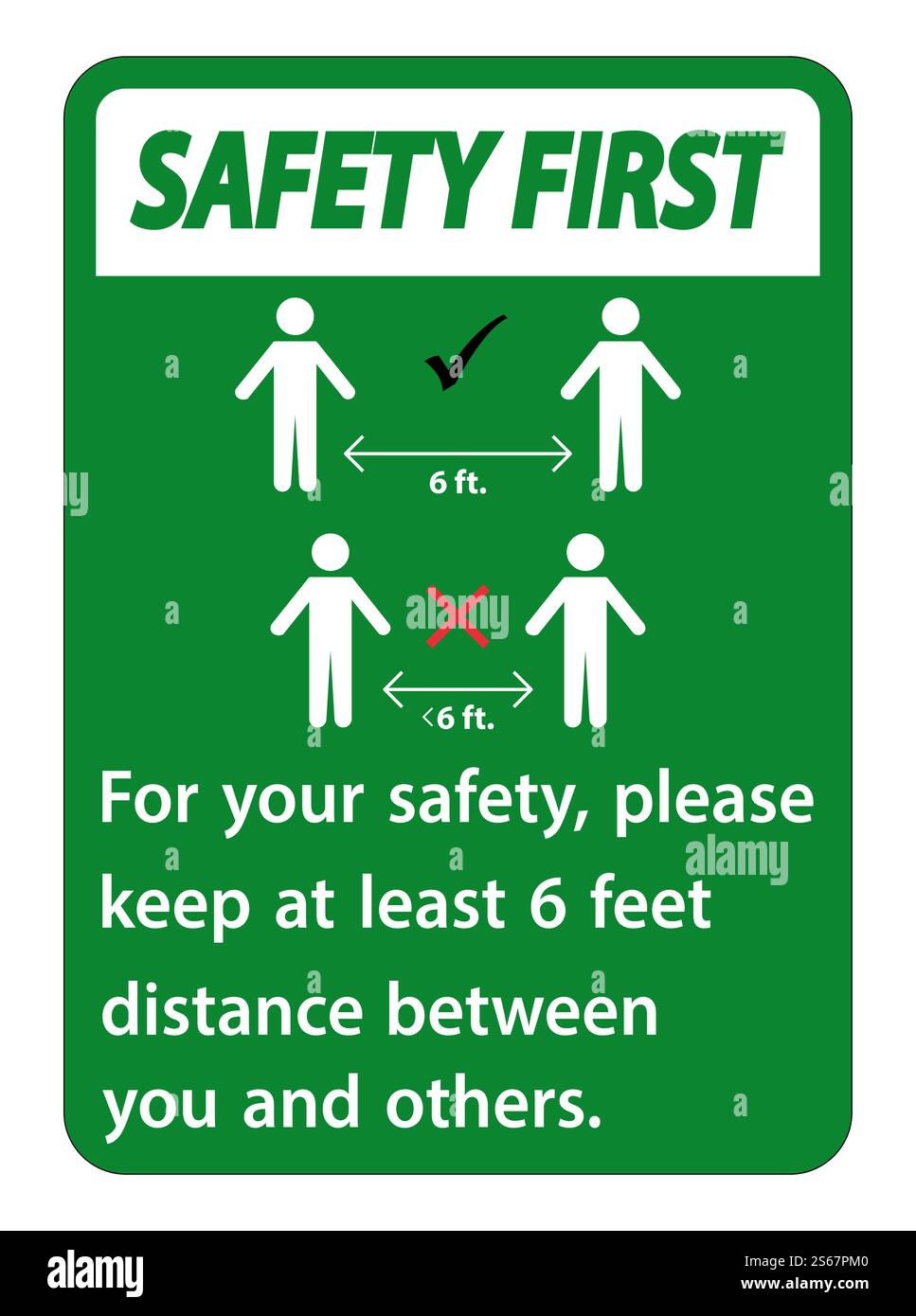 Safety First Keep 6 Feet Distance,For your safety,please keep at least ...