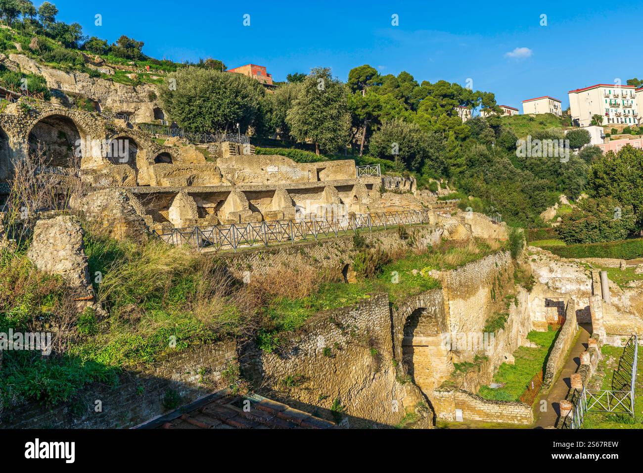 Archaeological Park of Baia said Roman Baths of Baia Stock Photo - Alamy