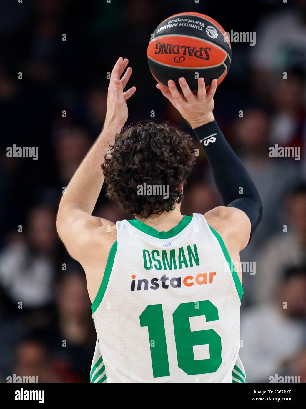 Barcelona, Spain. 15th Jan, 2025. Alexandros Samodurov of Panathinaikos ...