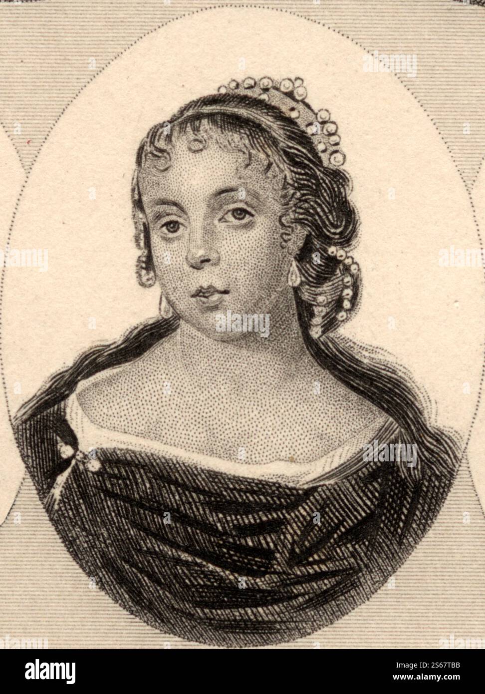 Elizabeth Pepys (1640–1669), Ehefrau von Samuel Pepys, Historisch ...