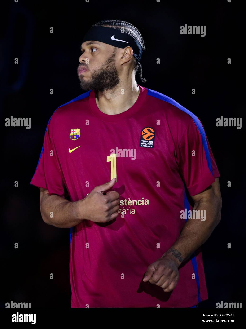 Barcelona, Spain. 15th Jan, 2025. Justin Anderson of FC Barcelona ...
