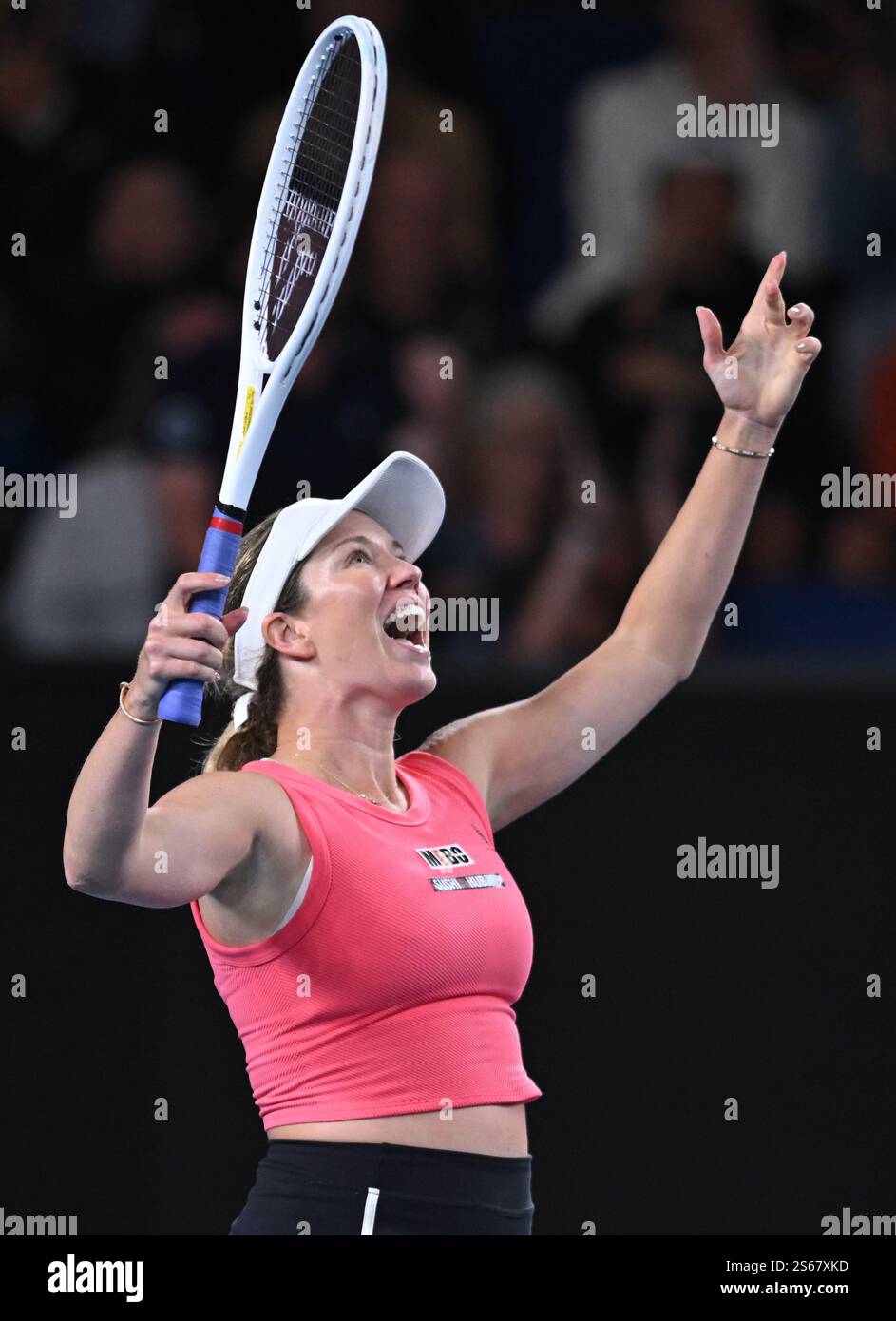 Melbourne, Australia. 16th Jan, 2025. Danielle Collins of USA ...