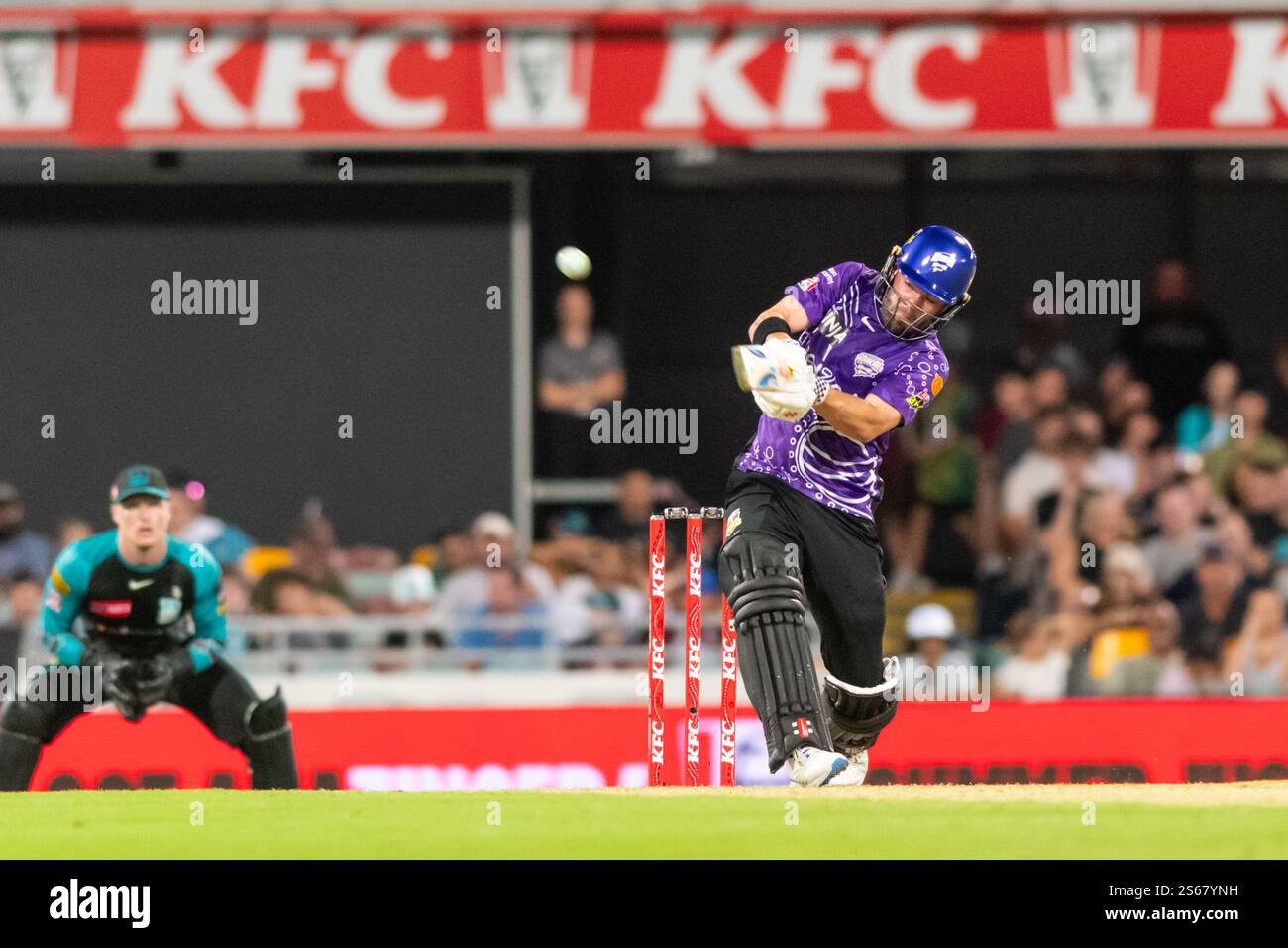 Caleb Jewell of Hobart Hurricanes during the Big Bash League match ...