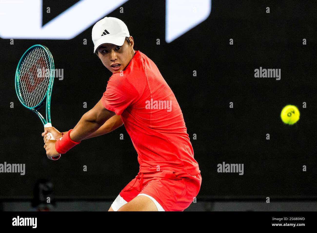 MELBOURNE, VIC - JANUARY 16: Learner Tien of the United States of ...