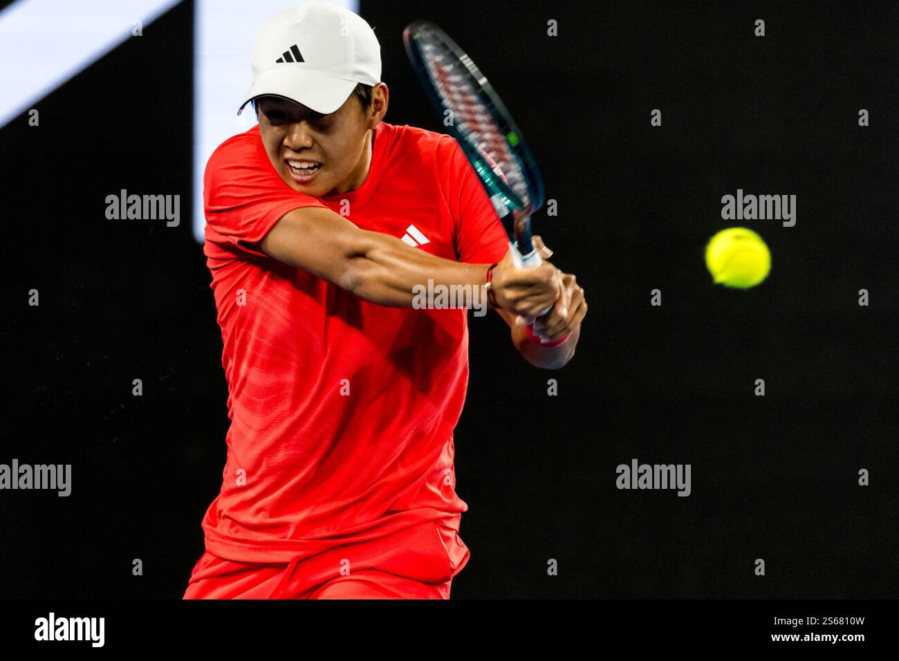 MELBOURNE, VIC - JANUARY 16: Learner Tien of the United States of ...