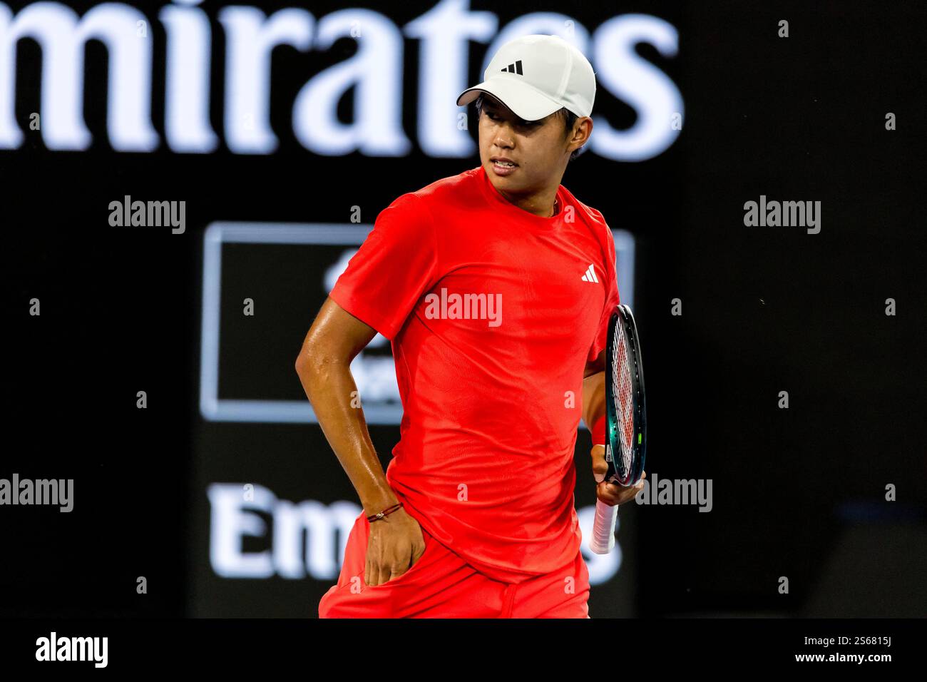 MELBOURNE, VIC - JANUARY 16: Learner Tien of the United States of ...