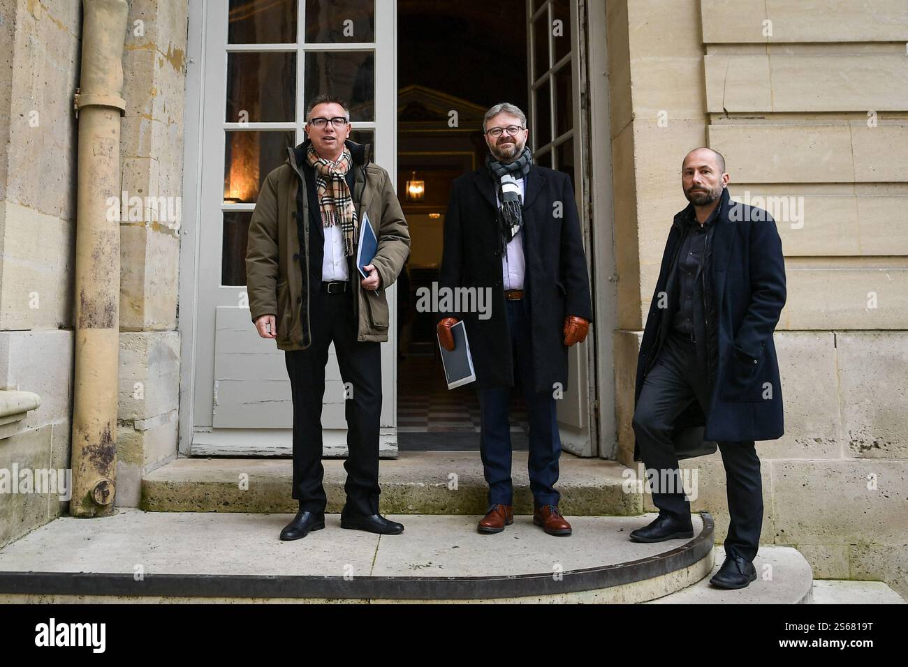 Paris, France. 16th Jan, 2025. President of the French Confederation of ...