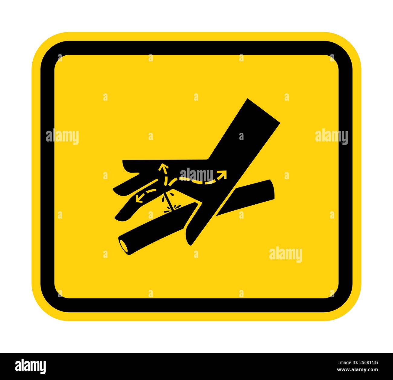 Skin Puncture Hydraulic Line Symbol Sign, Vector Illustration, Isolate ...
