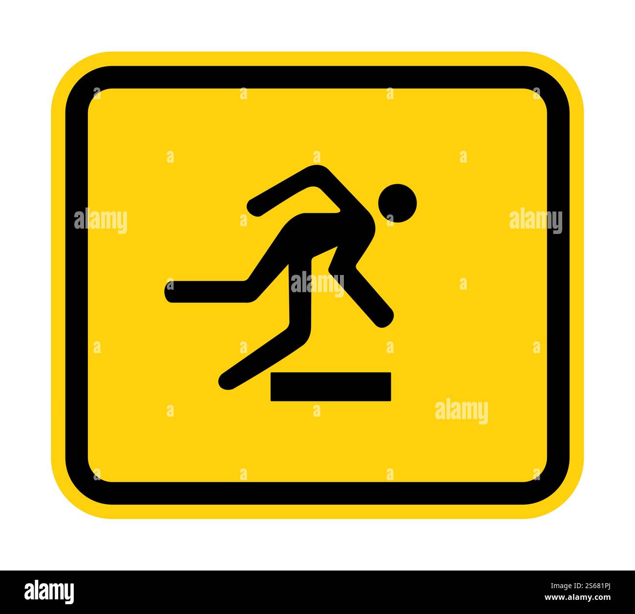 Beware Obstacles Symbol Sign Isolate On White Background,Vector ...