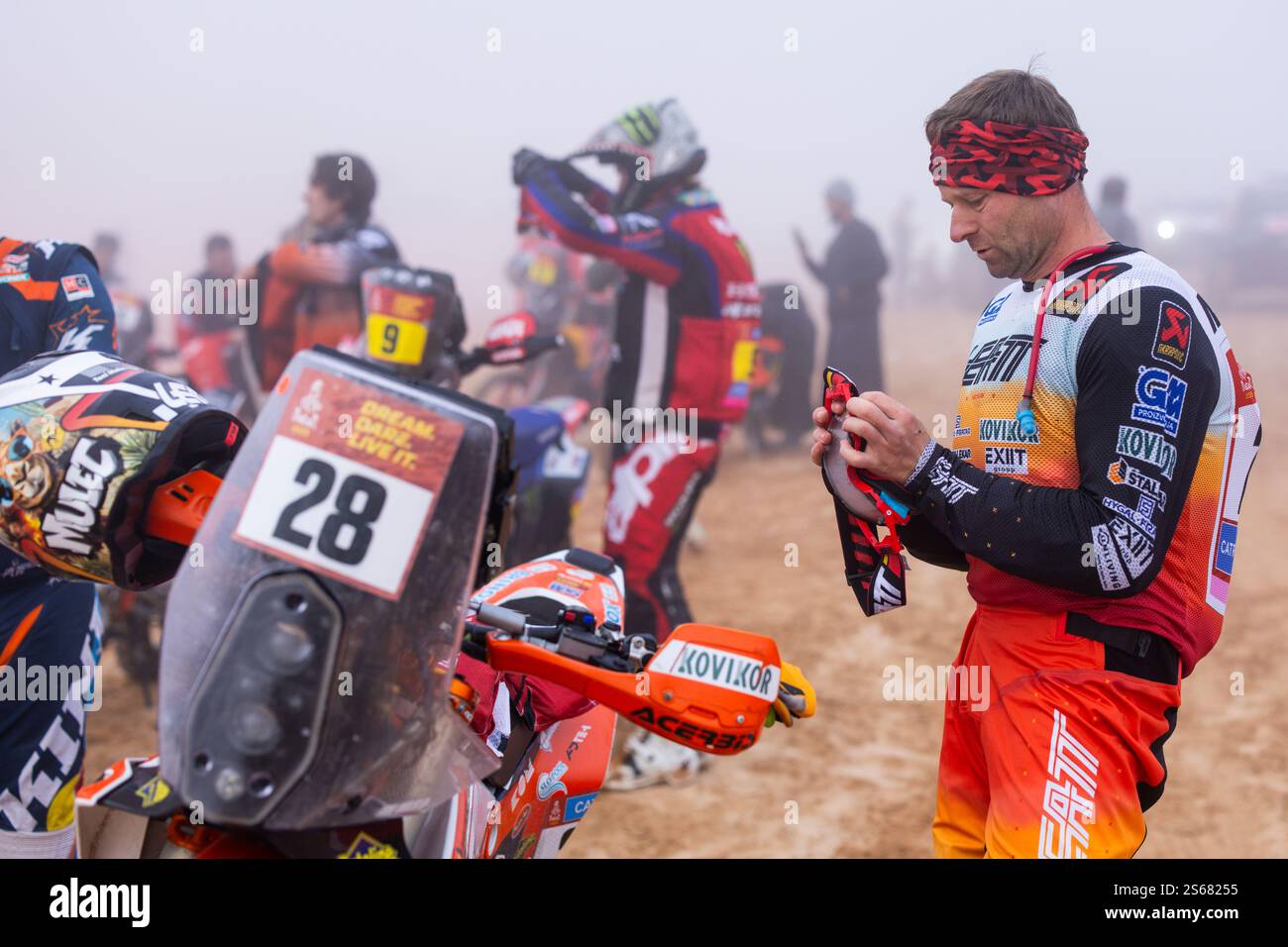 Subaytah, Arabie Saoudite. 16th Jan, 2025. MULEC Toni (svn), KTM, Bas World KTM Racing Team, FIM ...