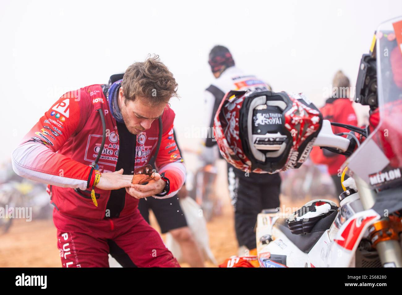 Subaytah, Arabie Saoudite. 16th Jan, 2025. MEPLON Marshall (fra), KTM, Solurent Racing, FIM W2RC ...