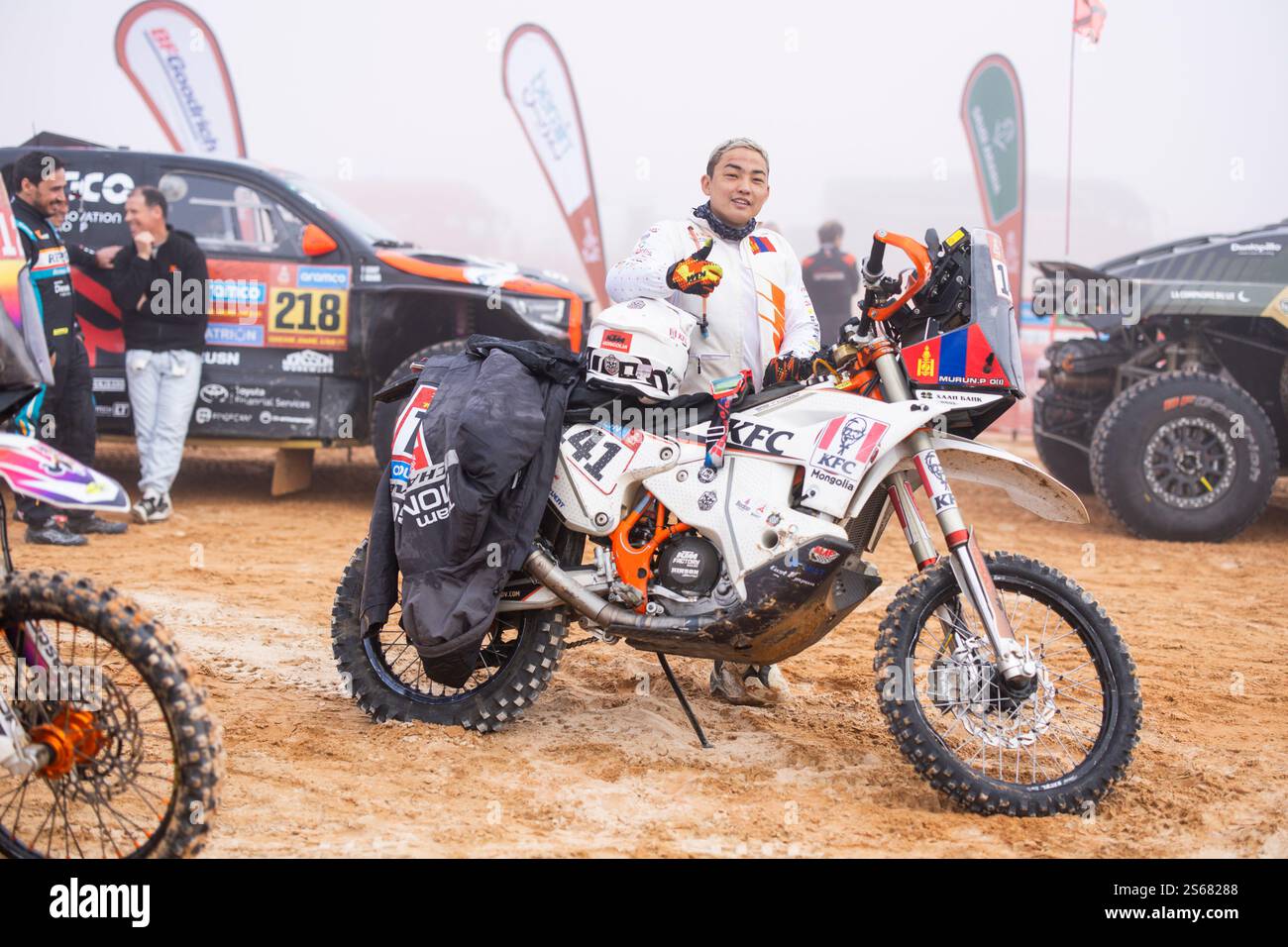 Subaytah, Arabie Saoudite. 16th Jan, 2025. PUREVDORJ Murun (mng), KTM, Nomadas Adventure, FIM ...