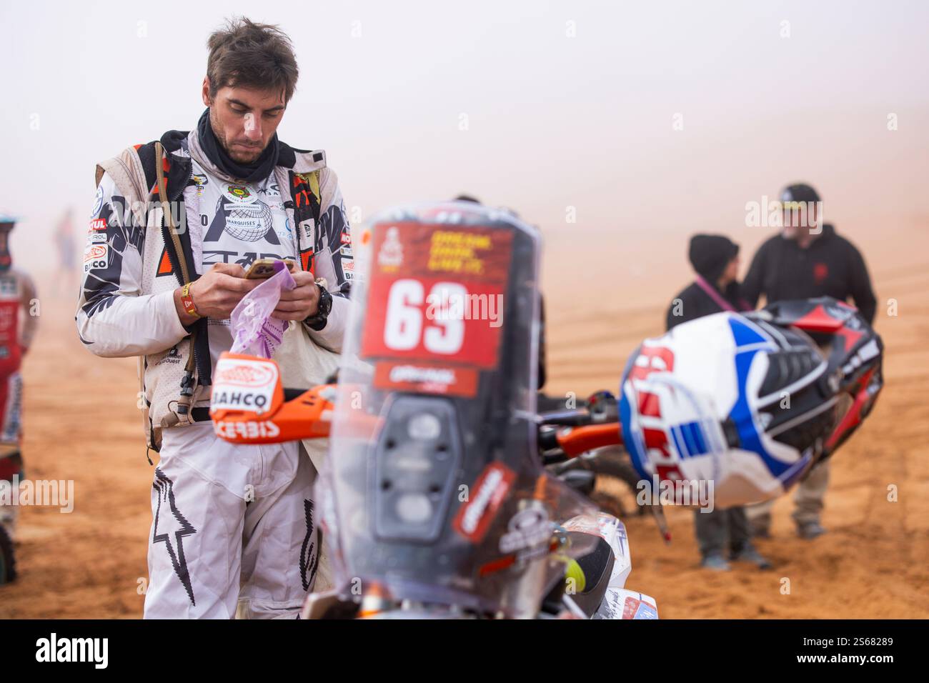 Subaytah, Arabie Saoudite. 16th Jan, 2025. GERBER Jérémie (fra), KTM, TLD Racing, FIM W2RC ...