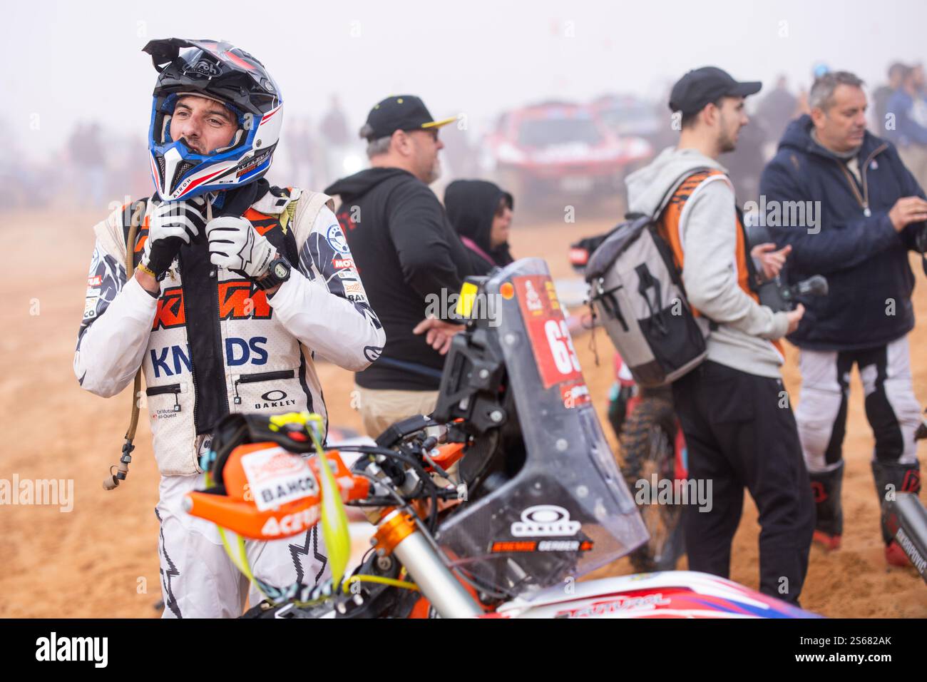 Subaytah, Arabie Saoudite. 16th Jan, 2025. GERBER Jérémie (fra), KTM, TLD Racing, FIM W2RC ...