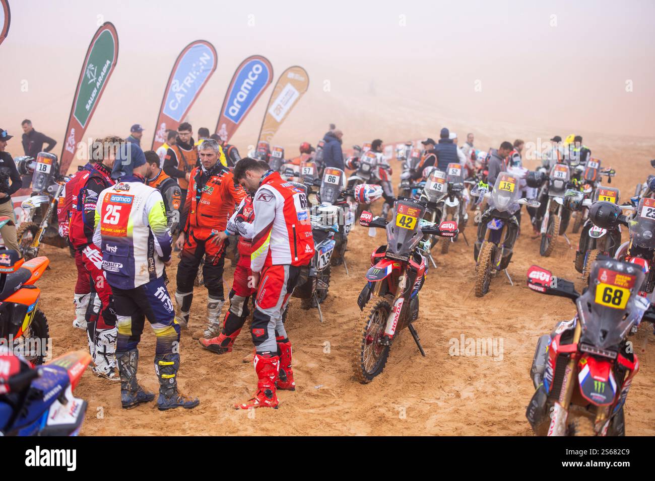 Subaytah, Arabie Saoudite. 16th Jan, 2025. MARTINY Jérôme (bel), Husqvarna, Anquety Motorsport ...