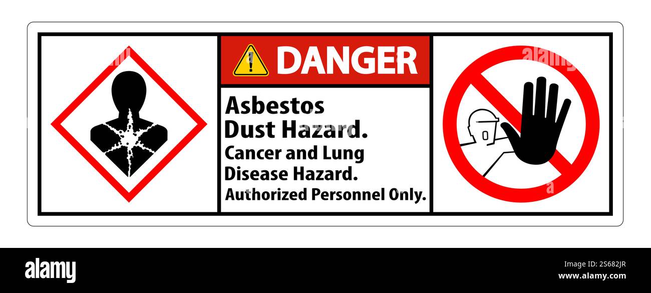 Danger Label Disease Hazard, Authorized Personnel Only Isolate on ...