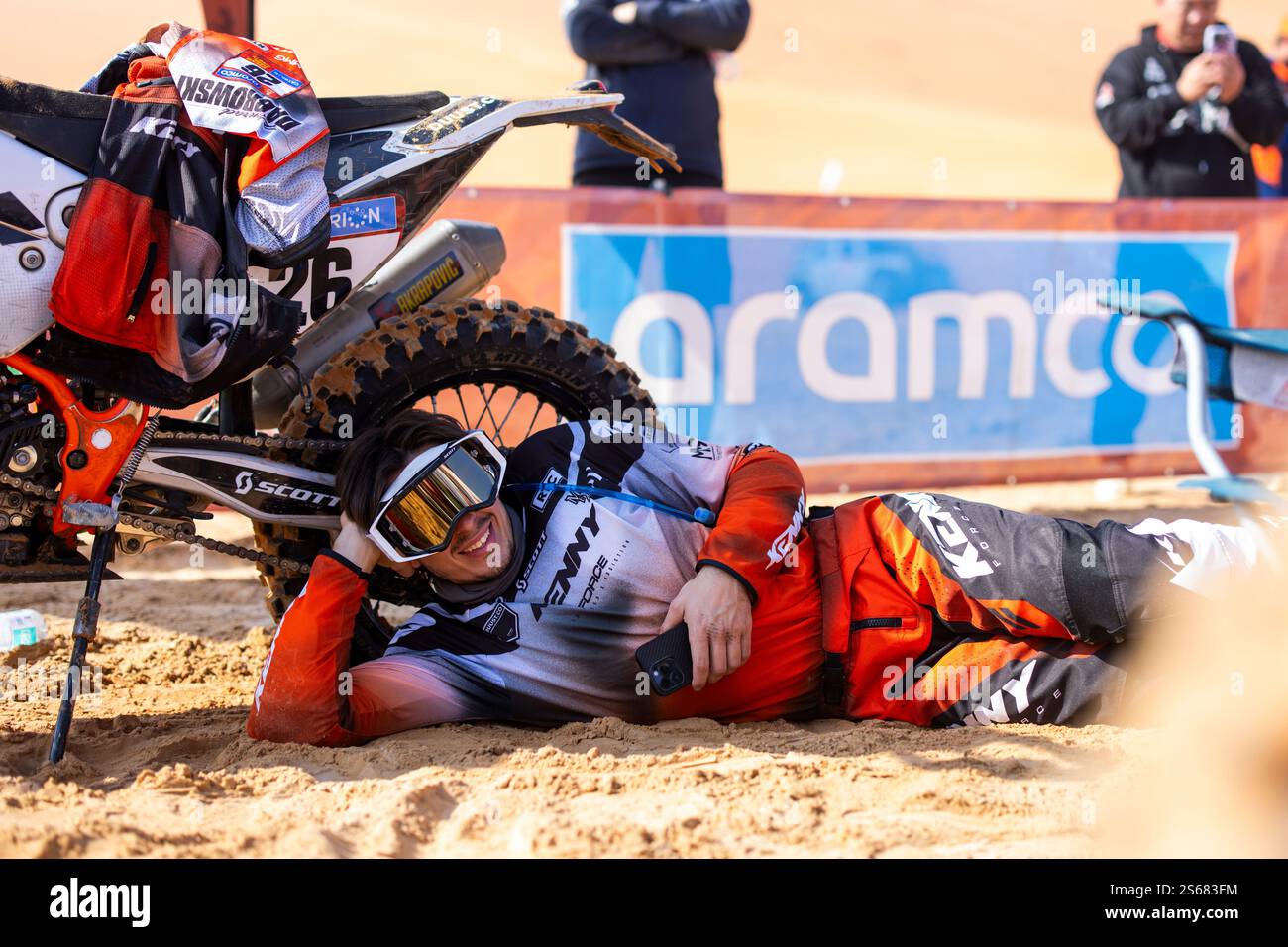 Subaytah, Arabie Saoudite. 16th Jan, 2025. DABROWSKI Konrad (pol), KTM, Duust Rally Team, FIM ...