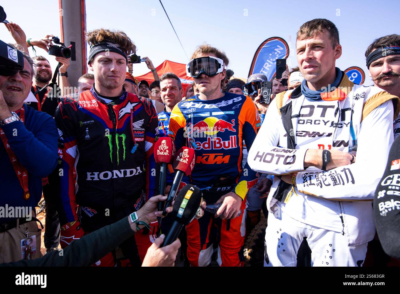 Subaytah, Arabie Saoudite. 16th Jan, 2025. SCHAREINA Tosha (spa), Honda, Monster Energy Honda ...