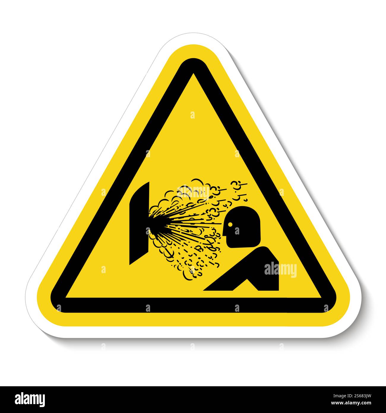 Explosion Release of Pressure Symbol Sign Isolate on White Background ...