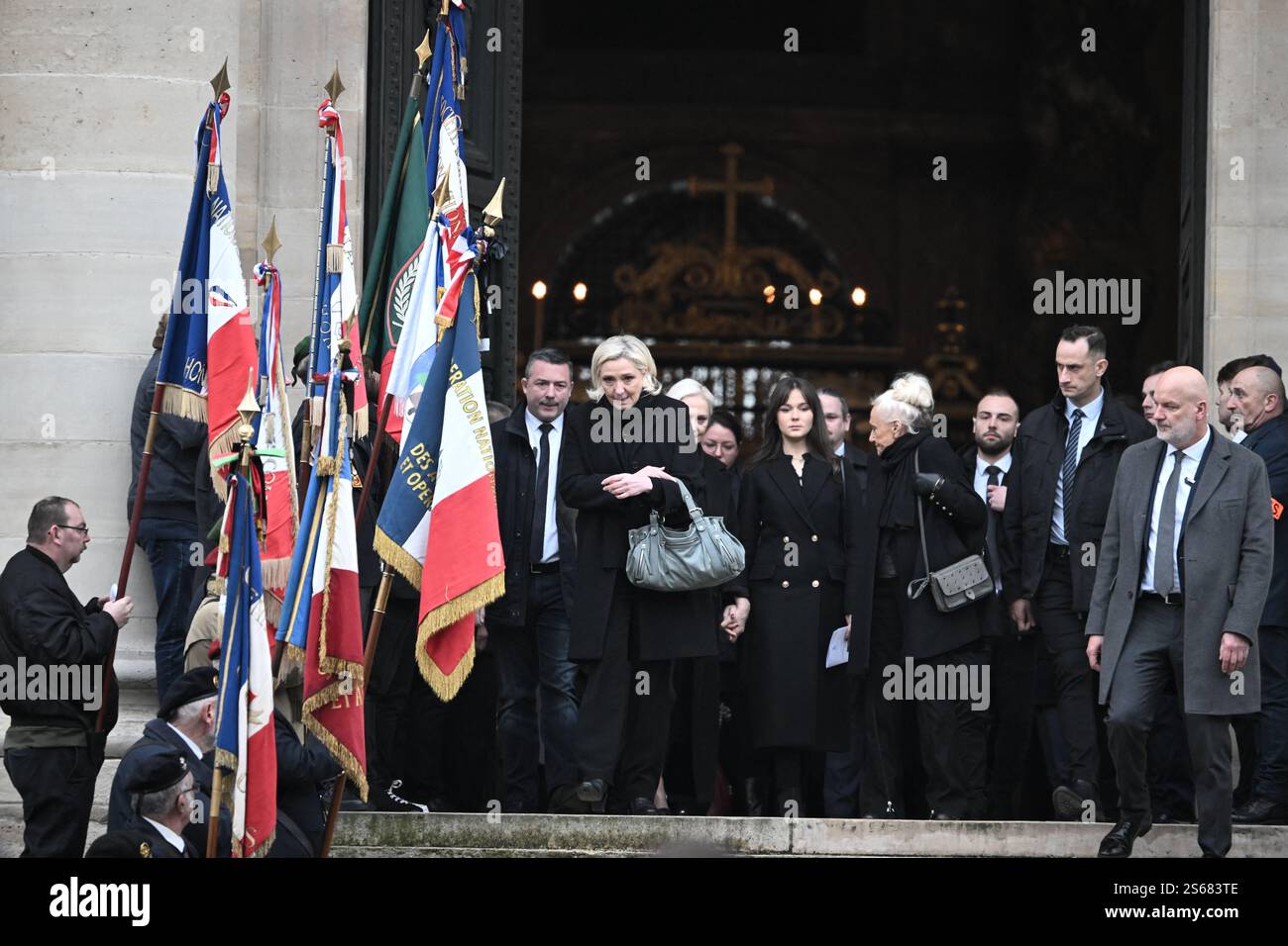 Marine Le Pen, Marie Caroline Le Pen, Nolwenn Olivier, Pierrette Le Pen ...