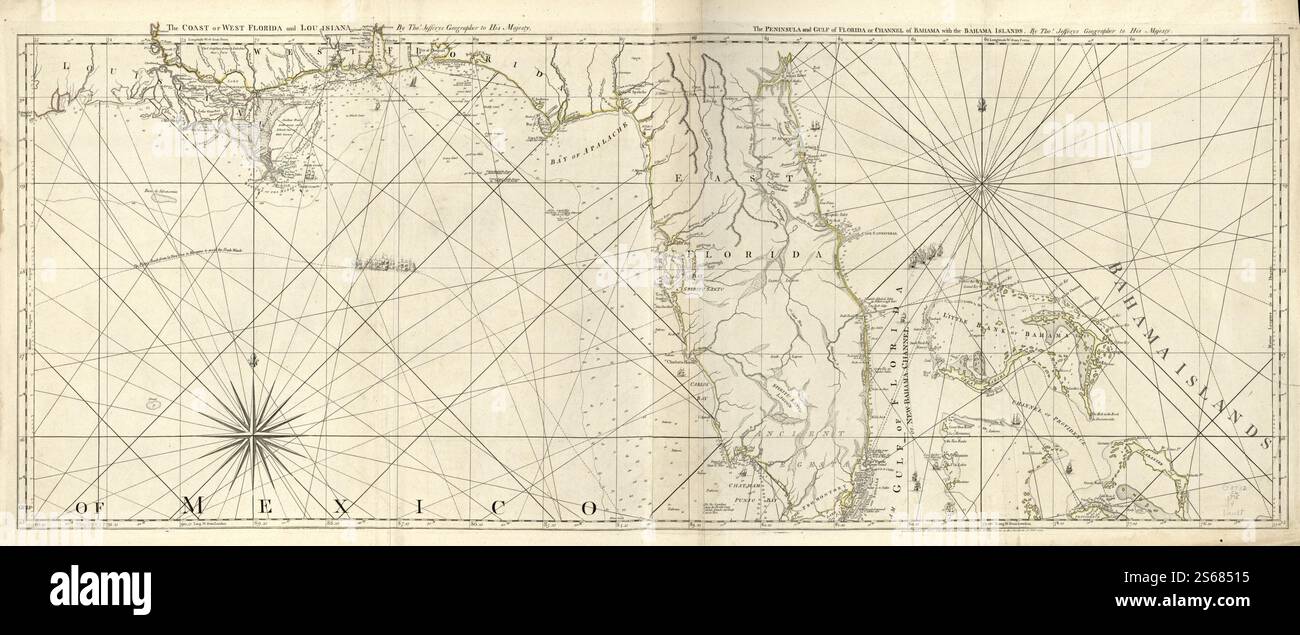 The coast of West Florida and Louisiana. The Peninsula and Gulf of ...