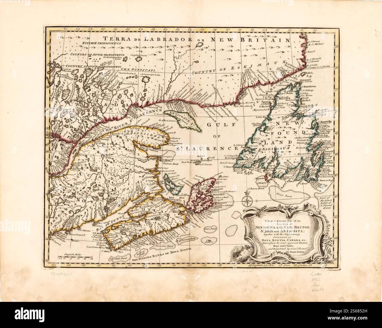 A new & accurate map of the islands of Newfoundland, Cape Breton, St ...