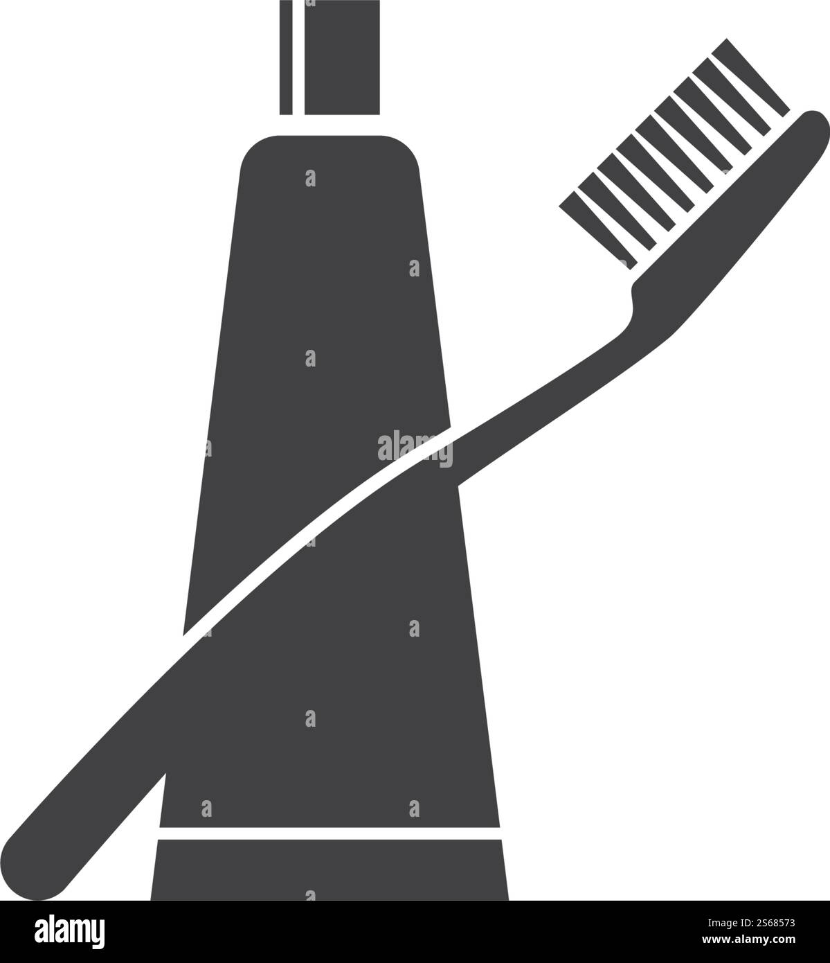 Tooth brush paste logo icon vector illustration vector Stock Vector ...