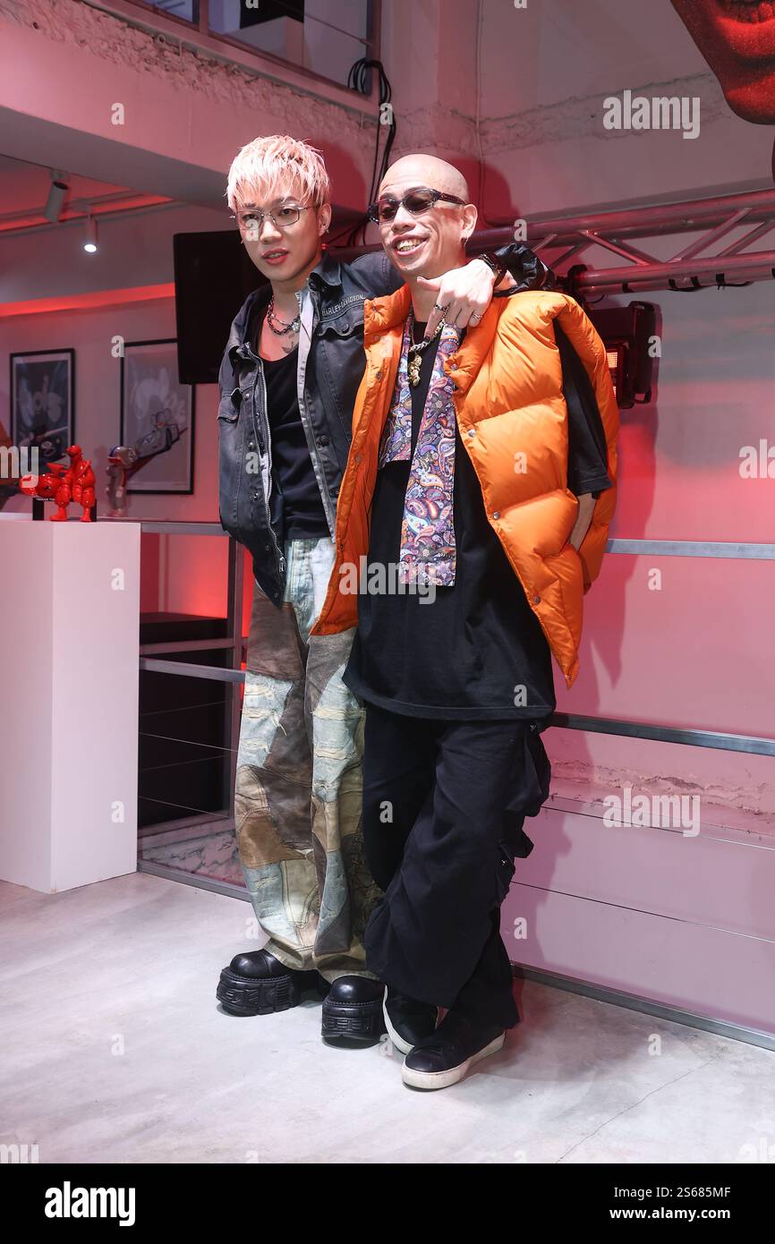 Taipei. 16th Jan, 2025. TAIPEI, CHINA - JANUARY 16, 2025 - Singers ...