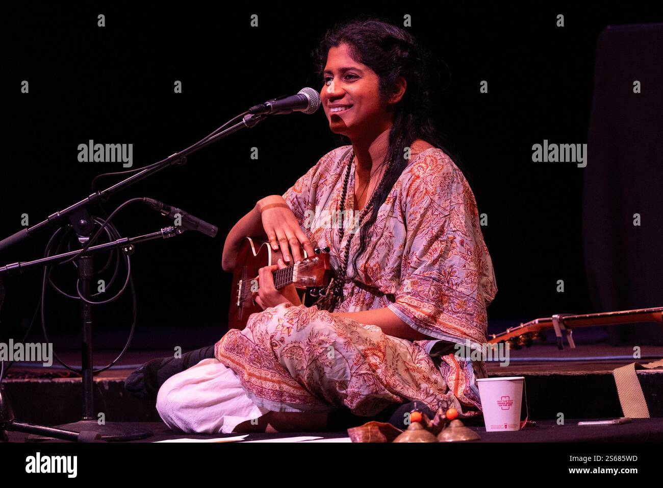 January 15, 2025, New York, New York, United States: Ganavya and band ...