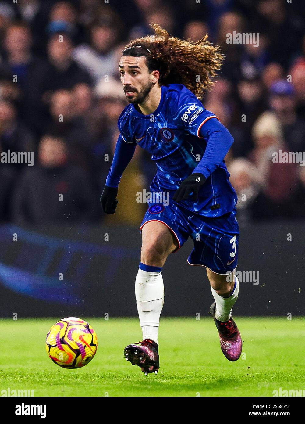 Chelsea's Marc Cucurella during the Premier League match at Stamford ...