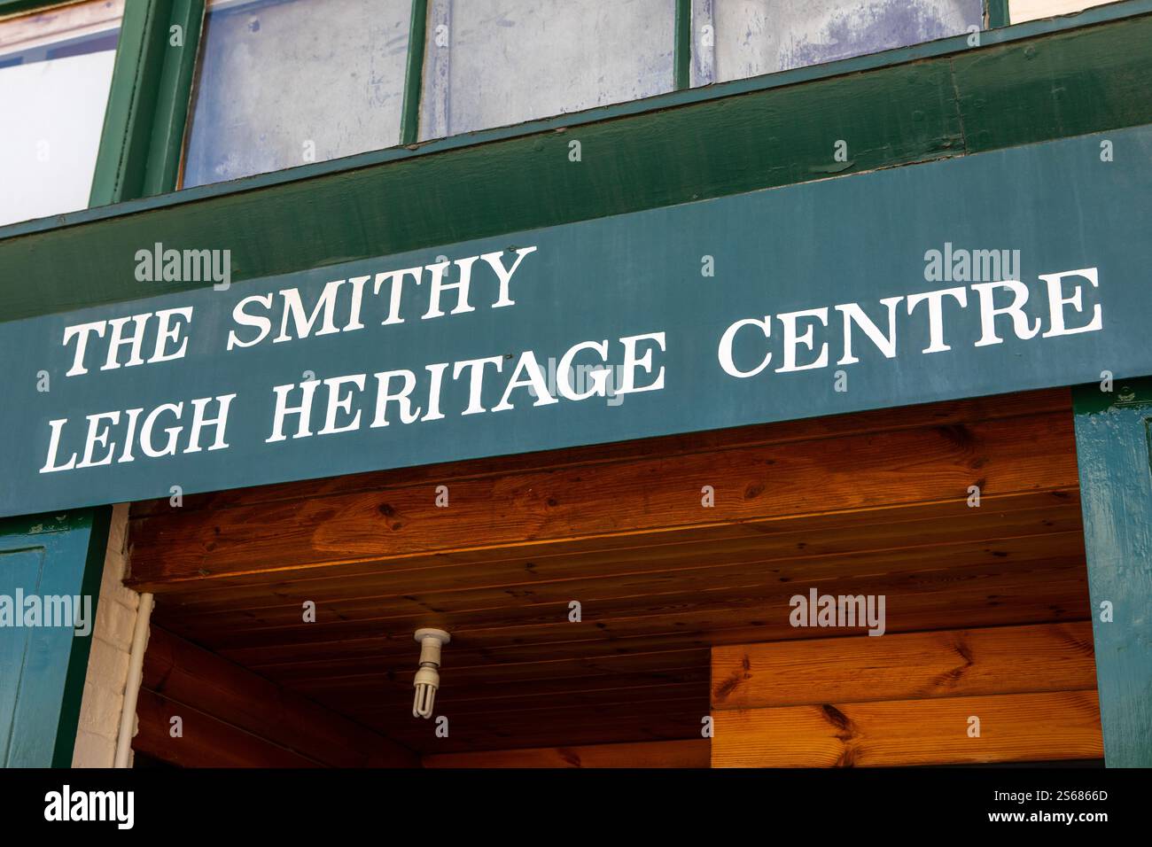 Essex, UK - August 15th 2024: The sign above the entrance to the Leigh ...