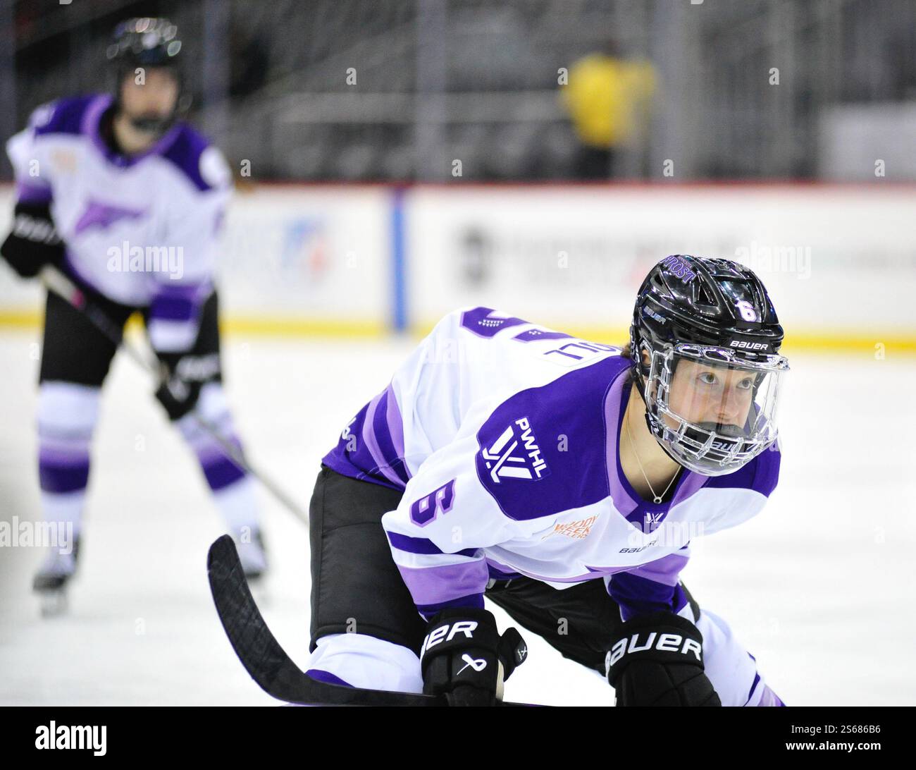 Newark, USA. 15th Jan, 2025. Minnesota's Katy Knoll (6) during ...