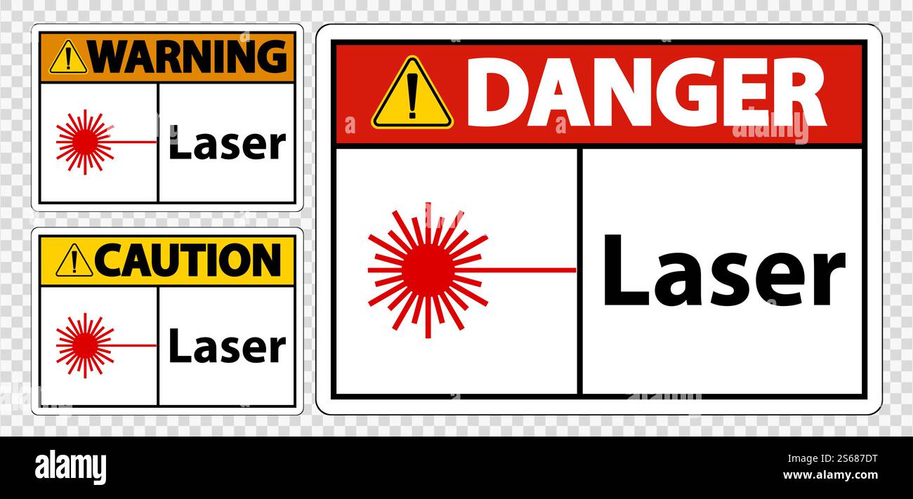 Laser Symbol Sign Symbol Sign Isolate on transparent Background,Vector ...