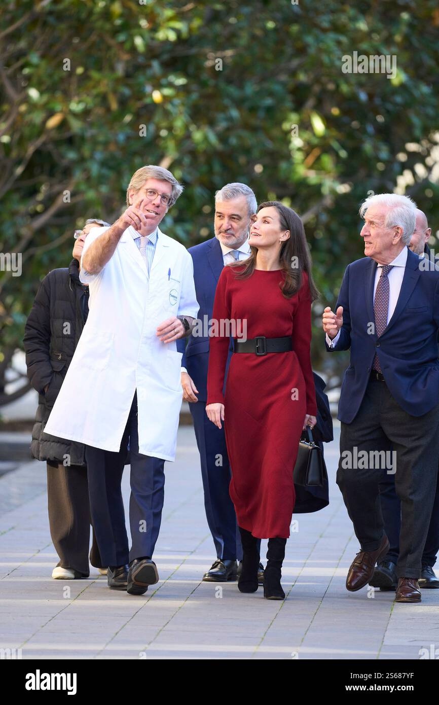 Barcelona. Spain. 20250116, Queen Letizia of Spain visit to the ‘Dexeus Mujer’ Foundation at ...