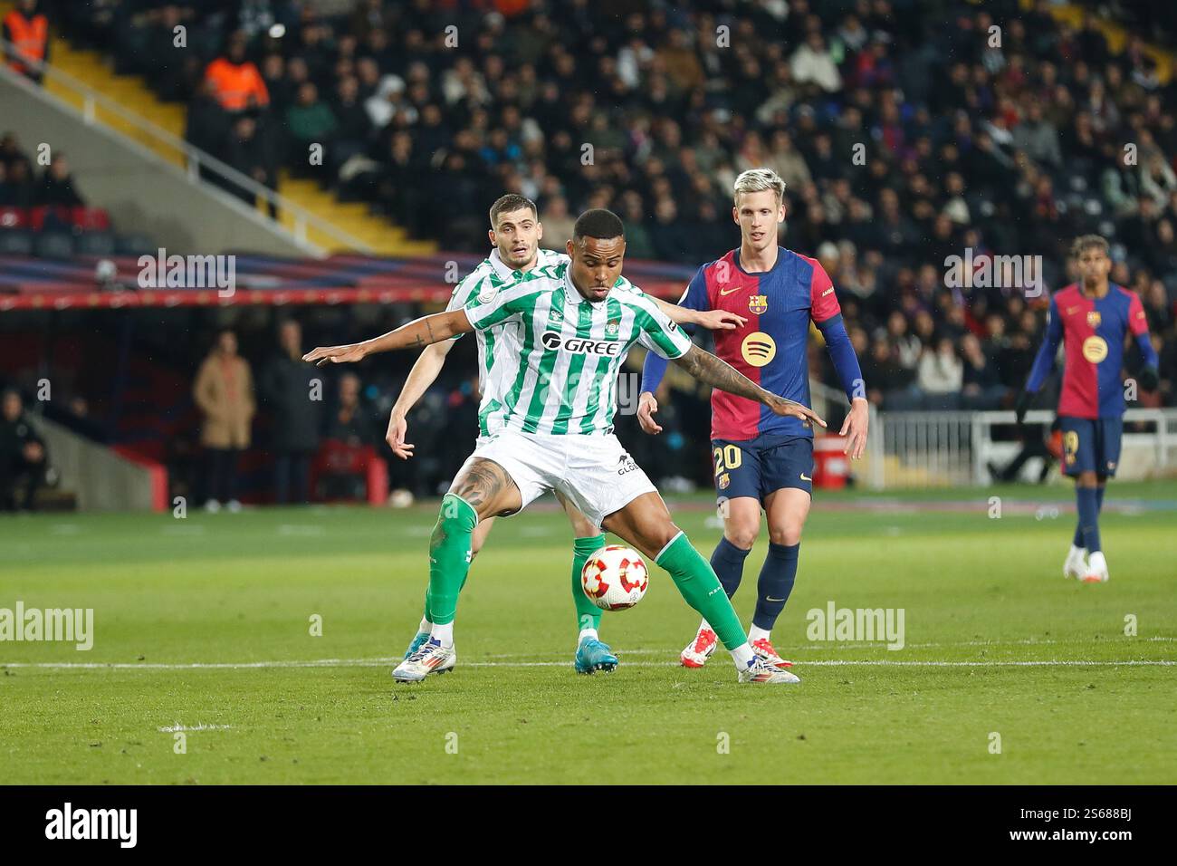 Barcelona, Spain. 15th Jan, 2025. Natan (Betis) Football/Soccer ...