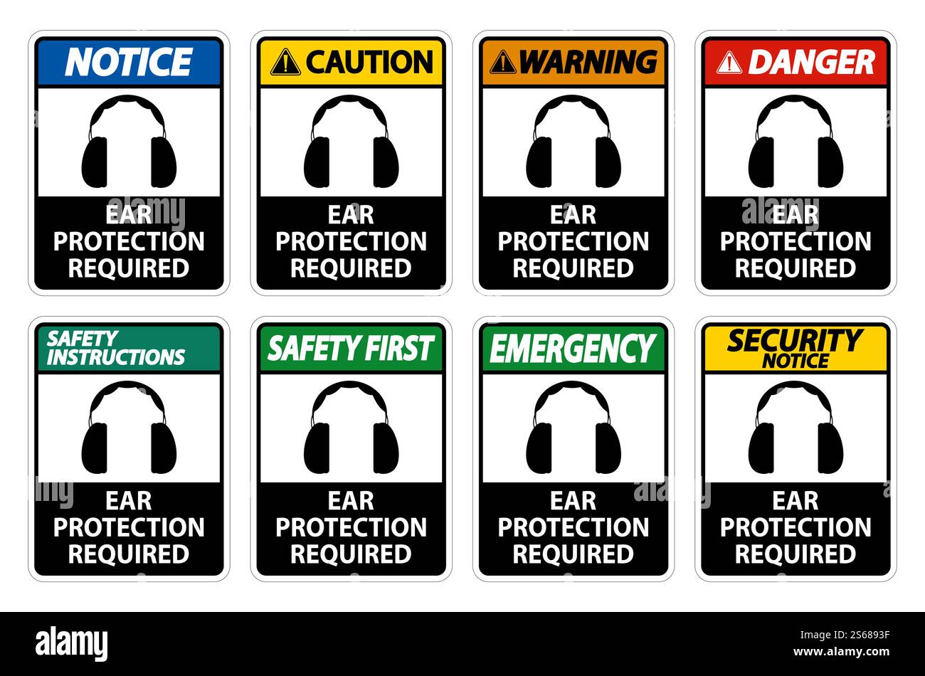 Ear Protection Required Symbol Sign Isolate on transparent Background ...