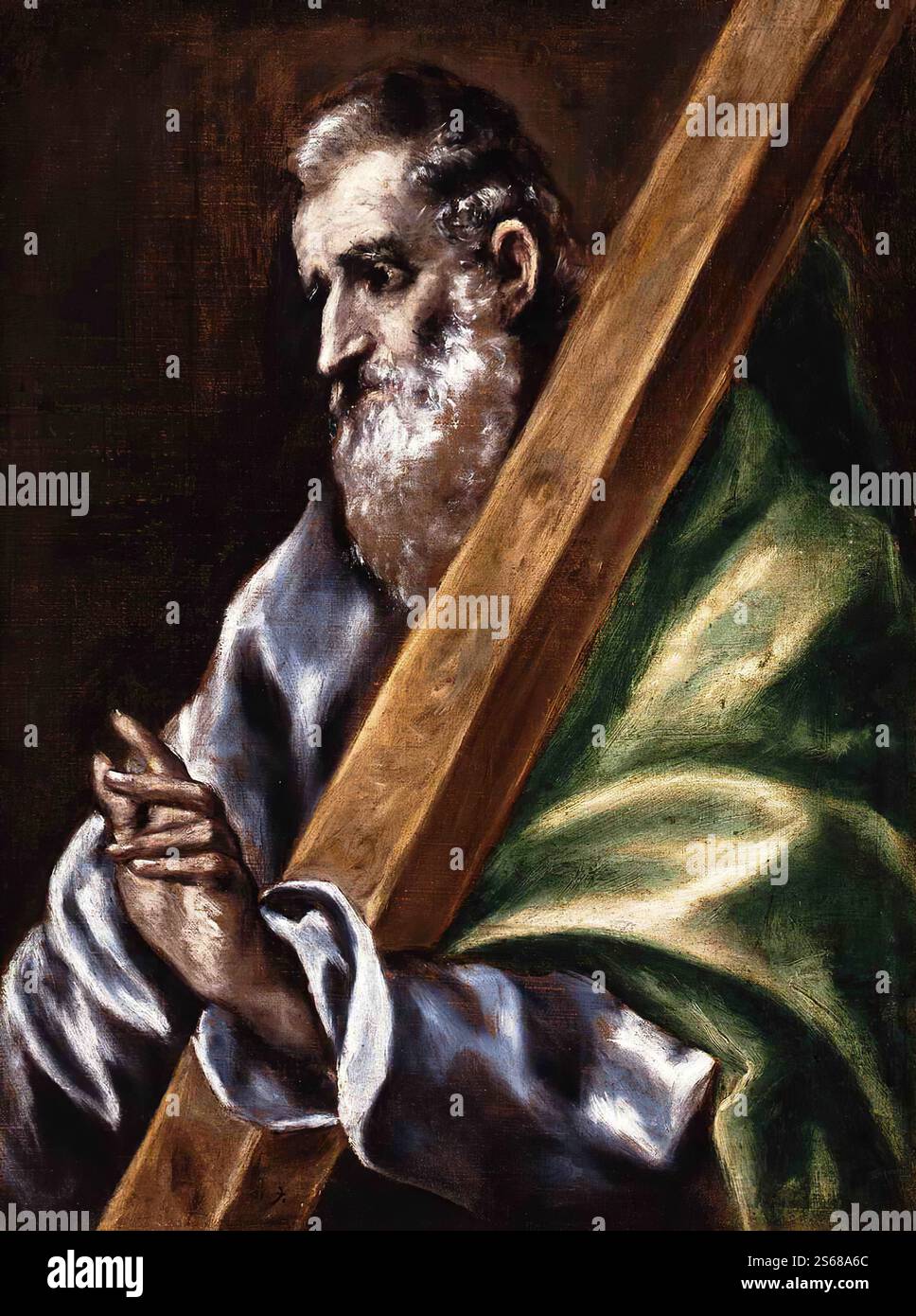 Domínikos Theotokópoulos - El Greco - the Apostle Saint Andrew Stock ...