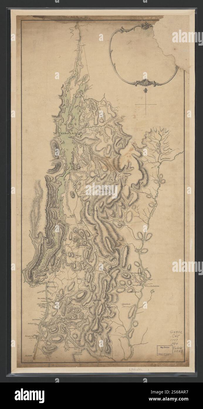 [Lake Champlain and Lake George, and the country between the Hudson and ...