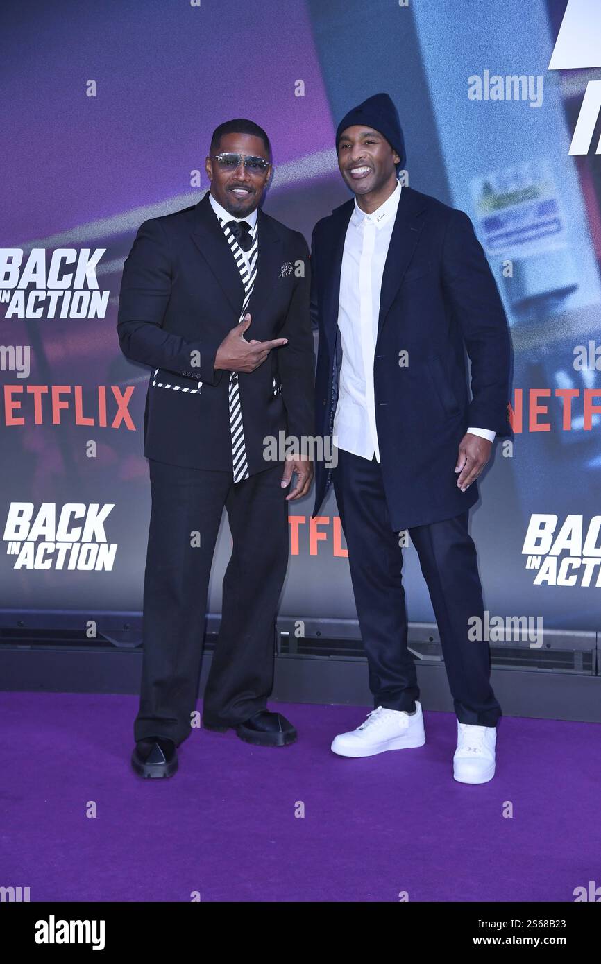 Jamie Foxx und Datari Turner bei der Premiere BACK IN ACTION Special ...