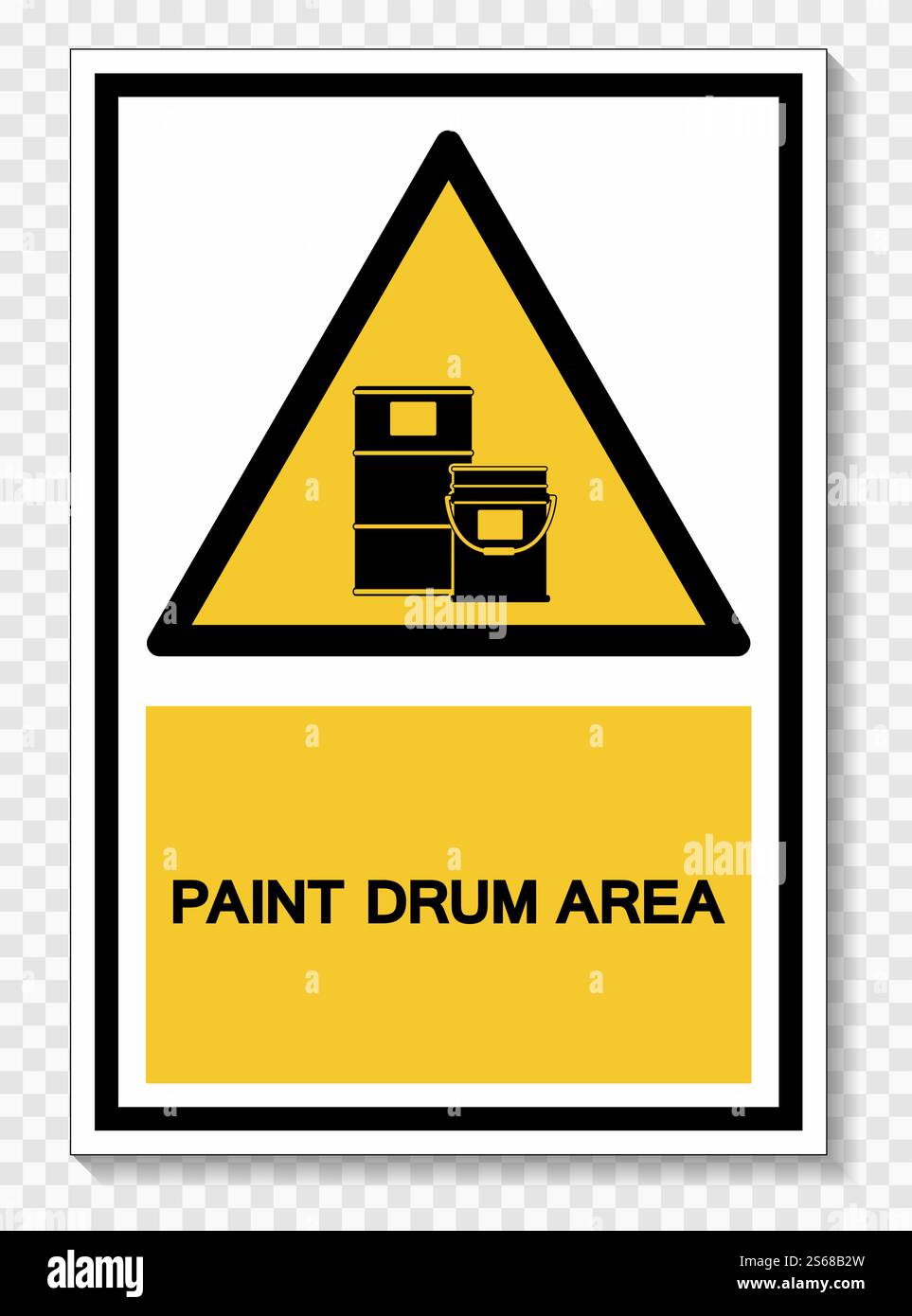 Paint Drum Area Symbol Sign Isolate On White Background,Vector ...