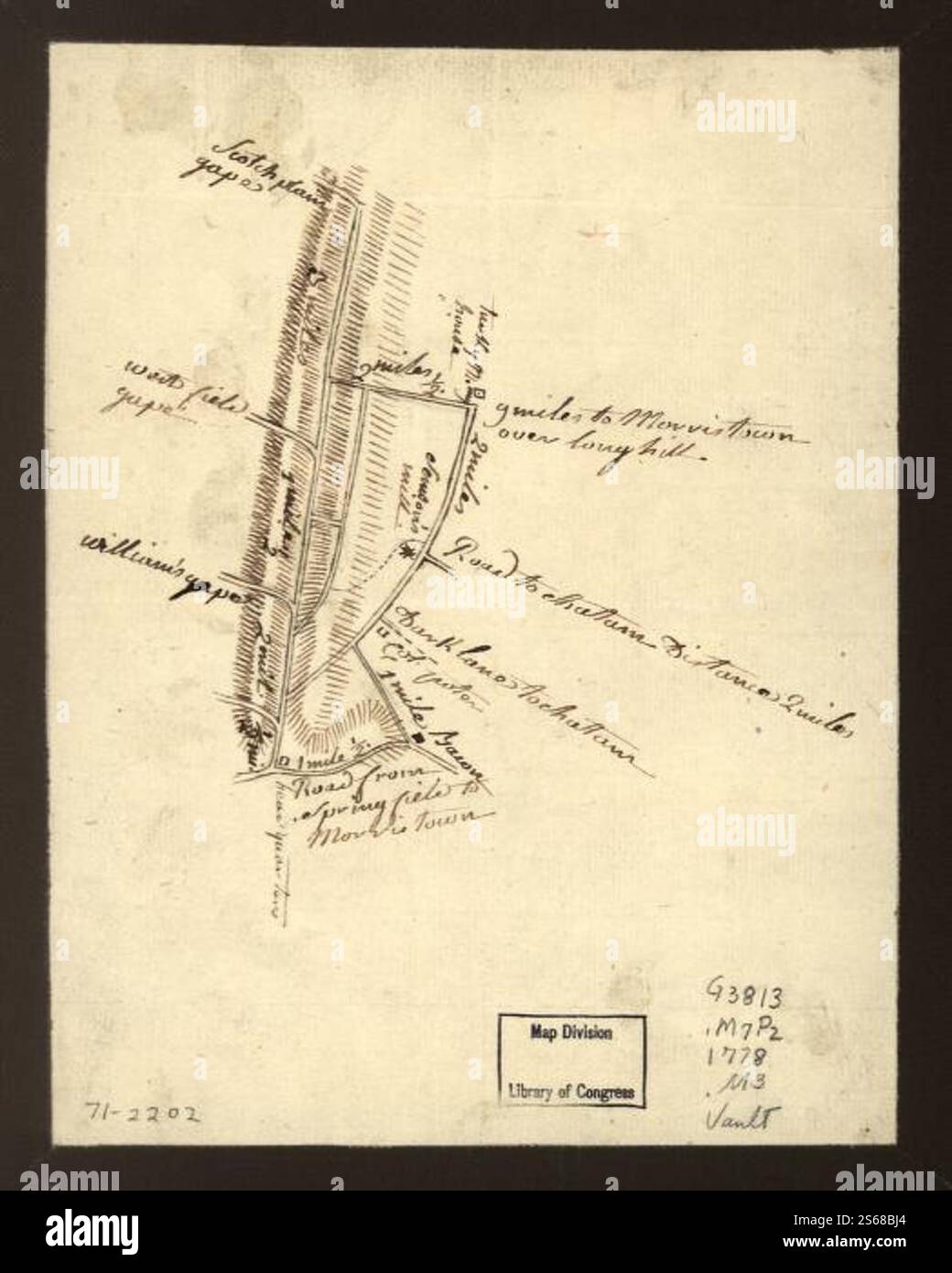 Map of morristown hi-res stock photography and images - Alamy