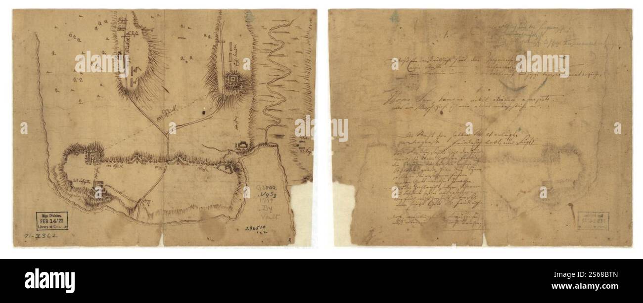 [Fort La Fayette on Verplancks Point, with British and Hessian troop ...