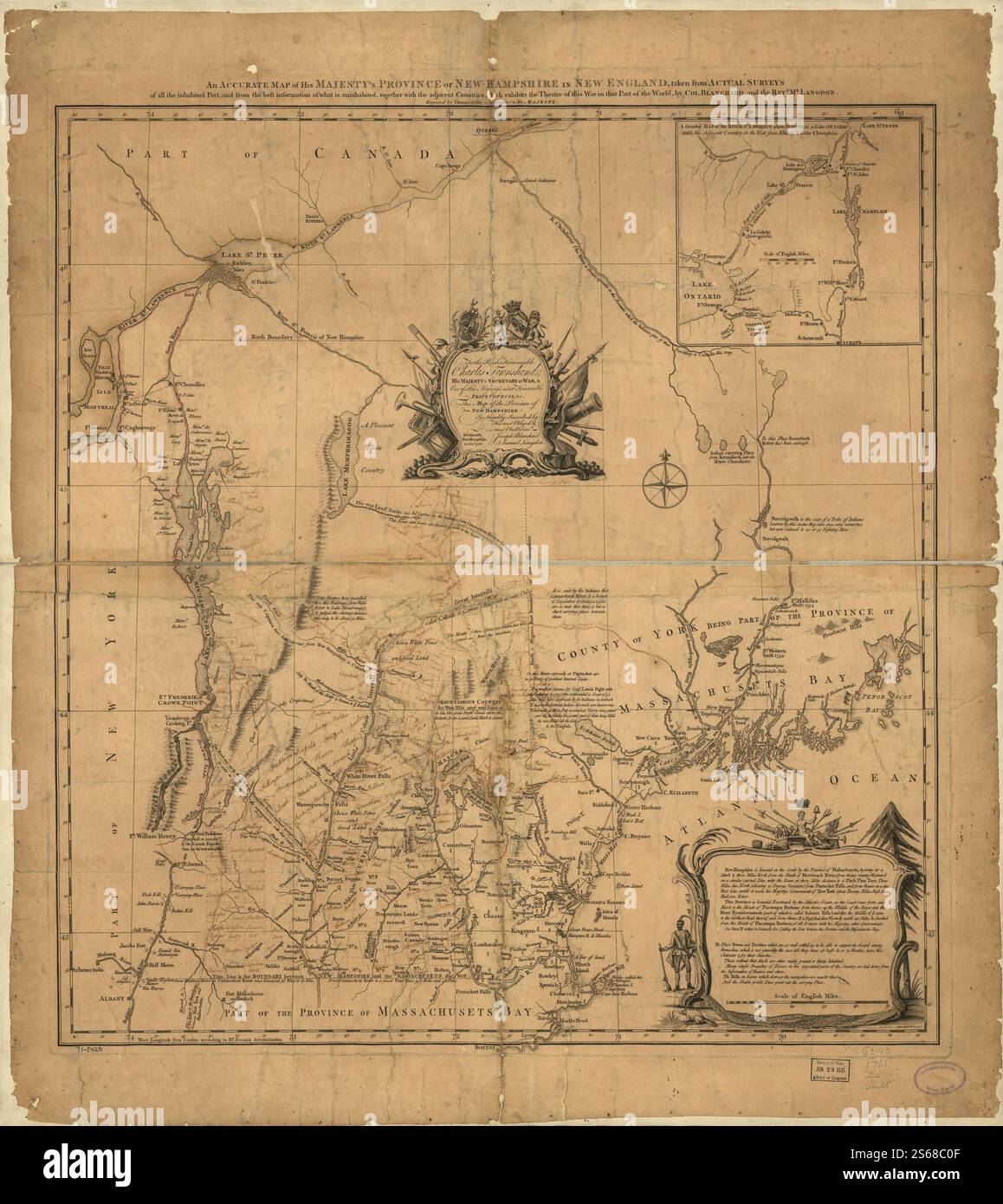 An accurate map of His Majesty's Province of New-Hampshire in New ...