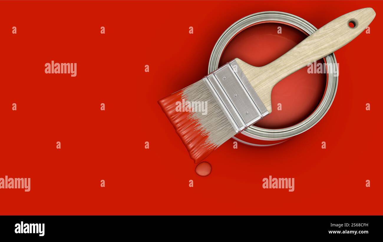 New coat of paint red hi-res stock photography and images - Alamy