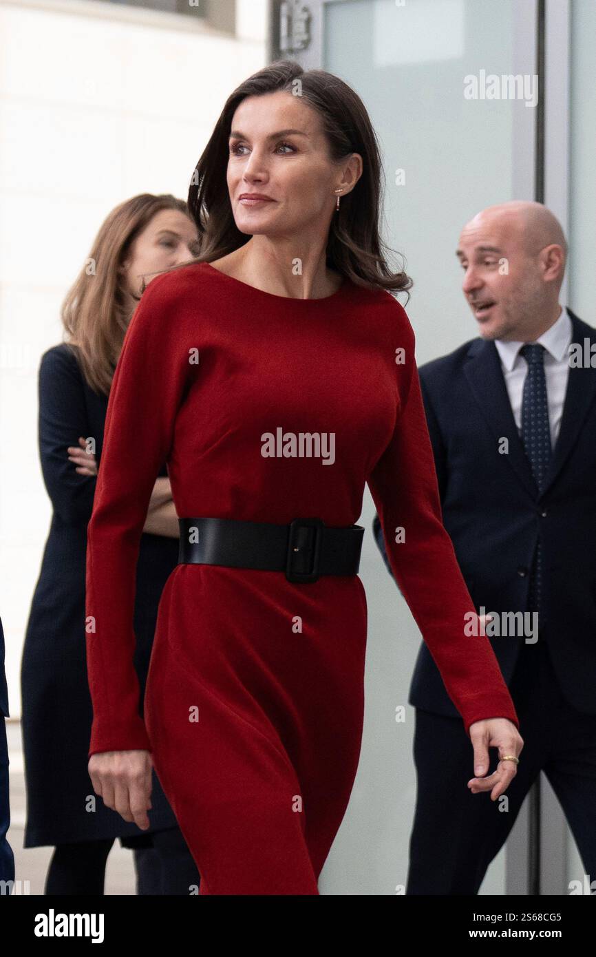 Queen Letizia during a visit to the facilities of the Dexeus Women's ...