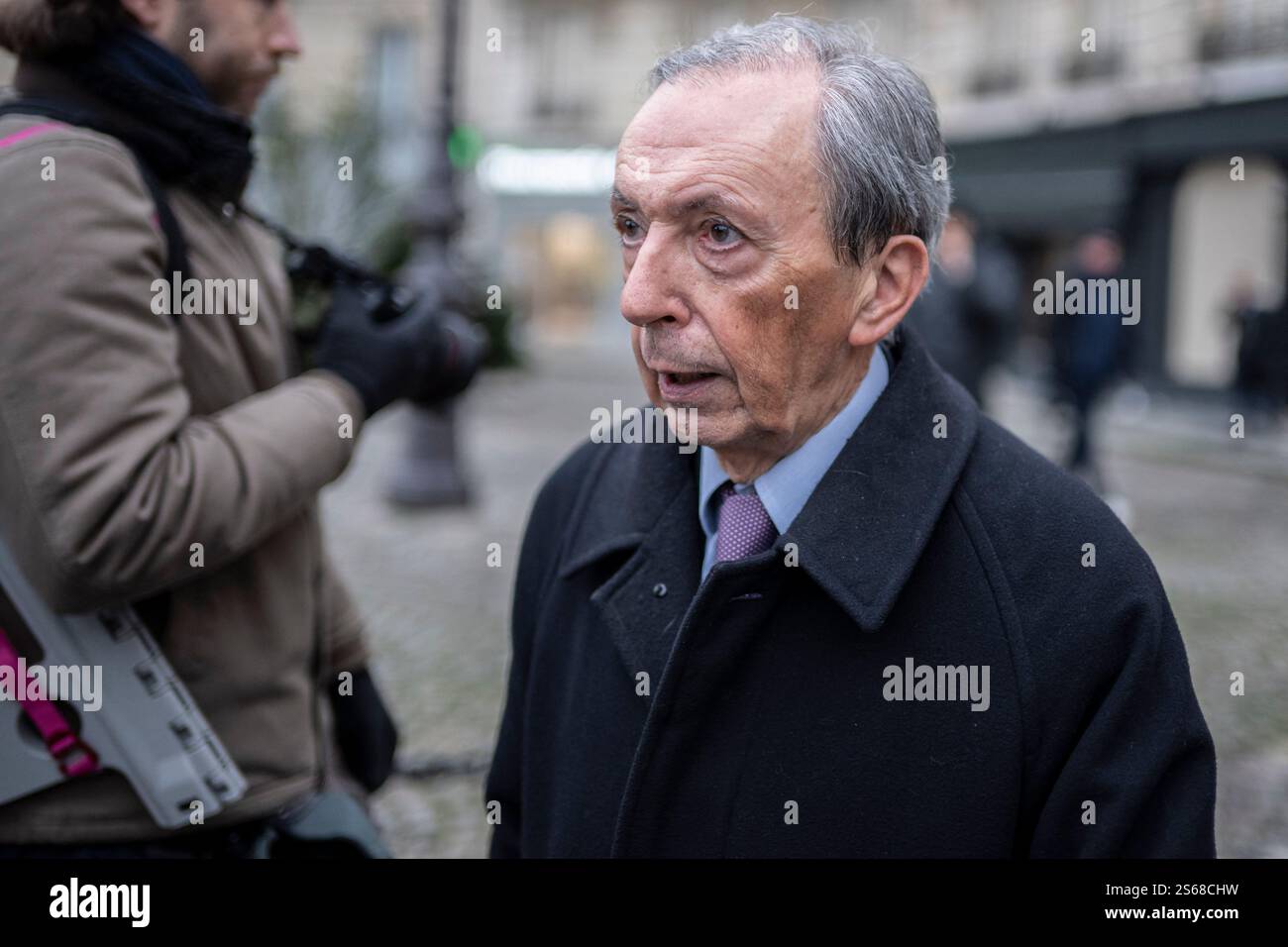 Paris, France. 16th Jan, 2025. Bruno Megret, a former top aide to Jean ...
