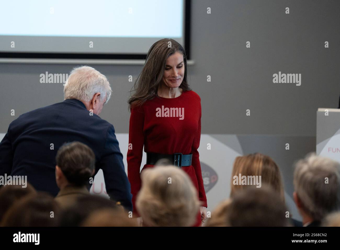 La Riena Letizia during the presentation of the XIX Dexeus Women's ...