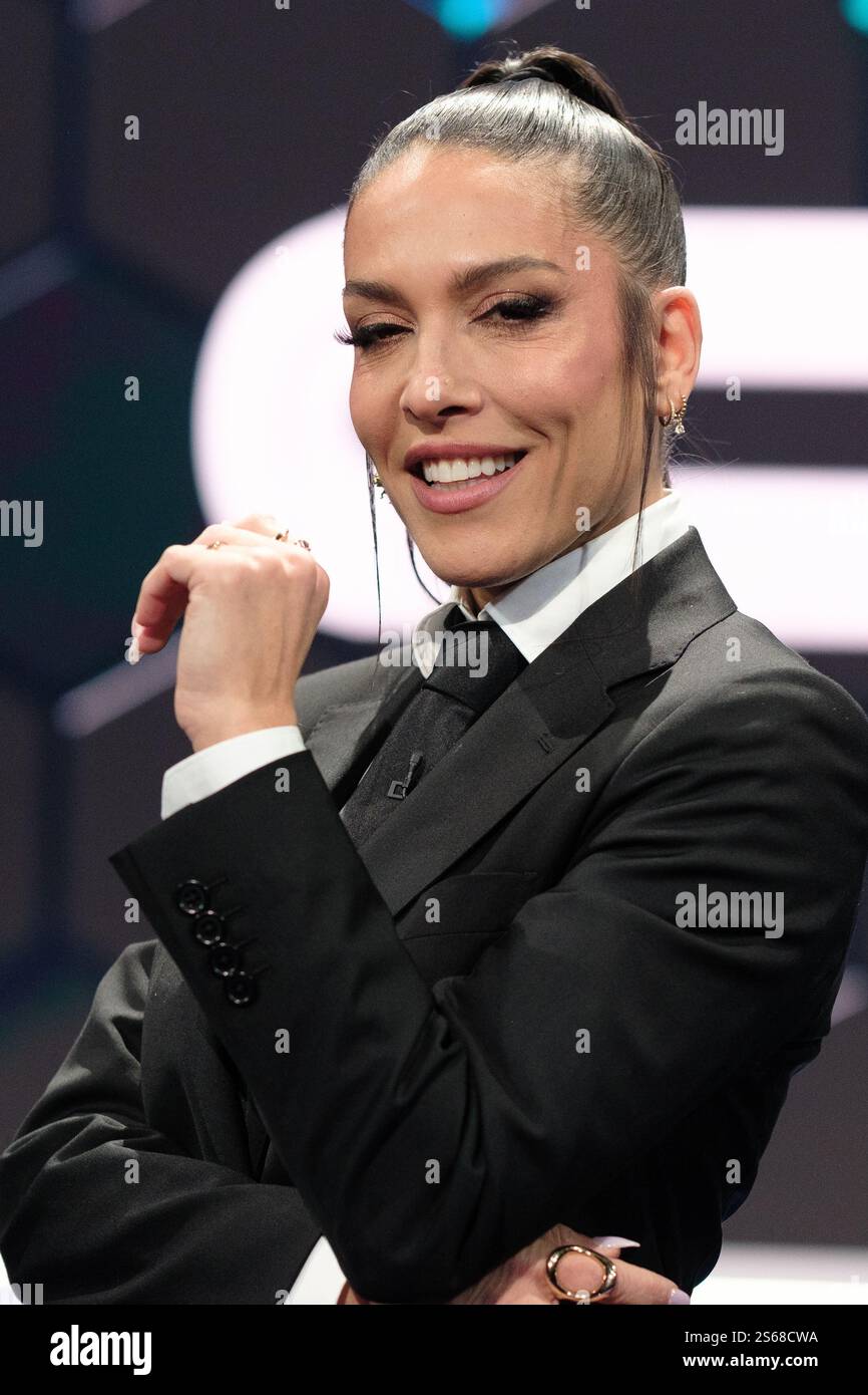 Lorena Castell during the presentation of the TV show Caiga Quien Caiga ...