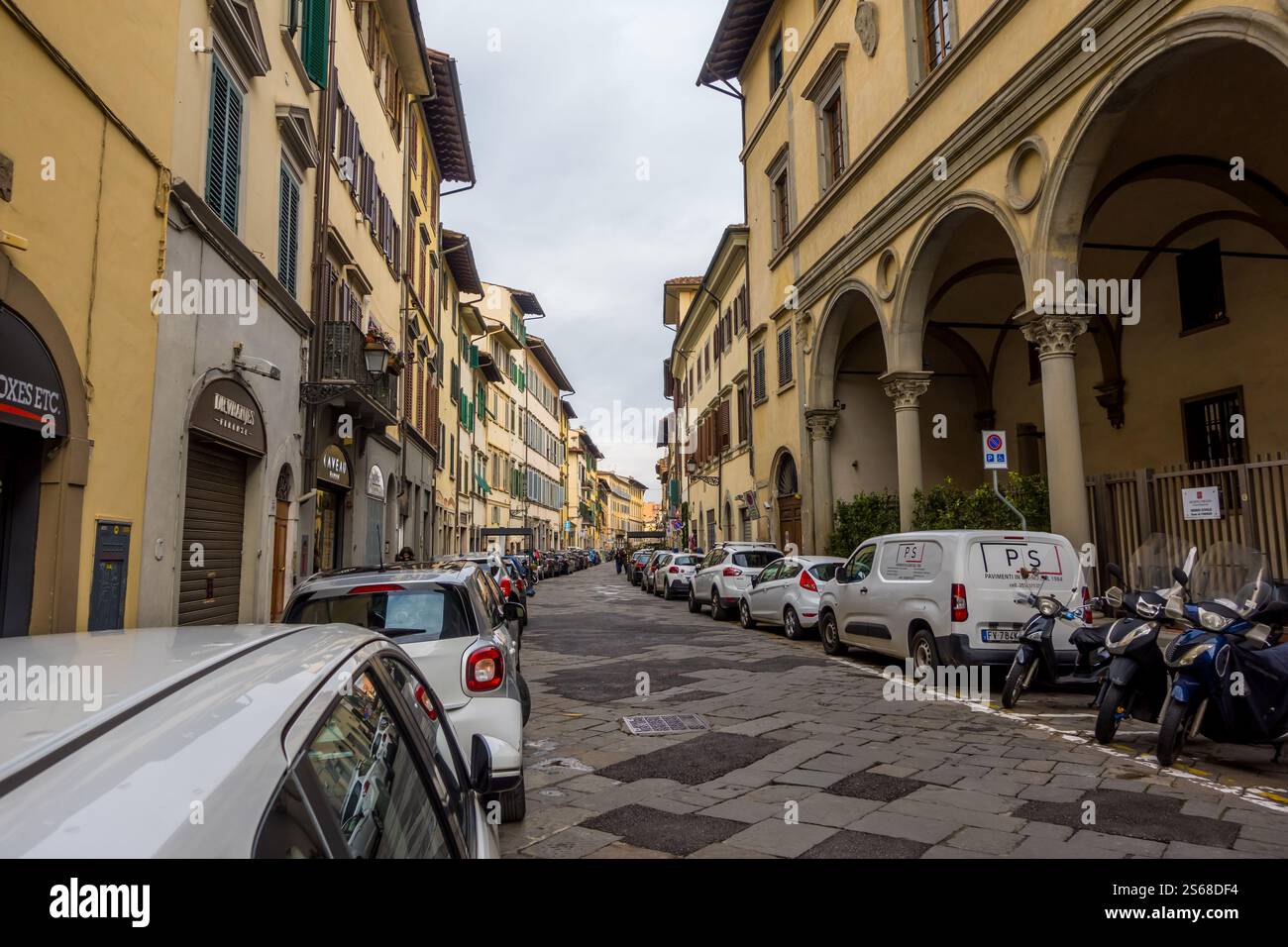 candid street scene in central Florence, Italy Stock Photo - Alamy